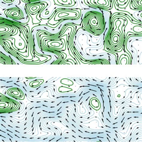 segments sampled from a random 2d flow field the streamfunction for download scientific