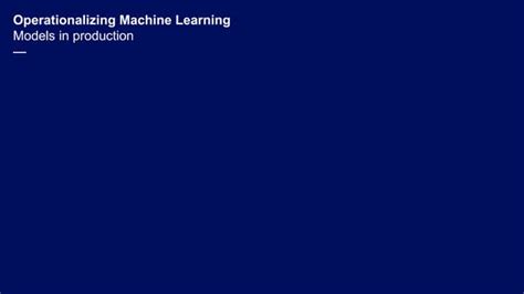 Cloud Native Machine Learning Emerging Trends And The Road Ahead