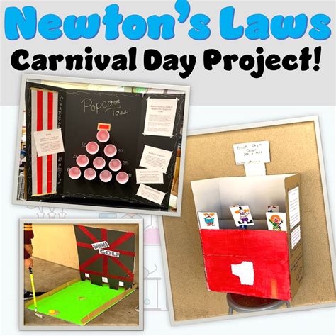 Newtons 3 Laws Carnival Game Project Made By Teachers