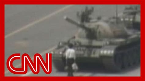 Tiananmen Square Tank Man Run Over
