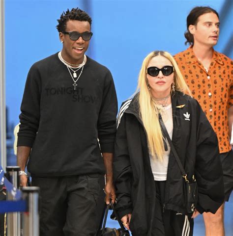 Madonna Arrives With Her Son David Banda At Jfk Airport In New York 08112022 Hawtcelebs