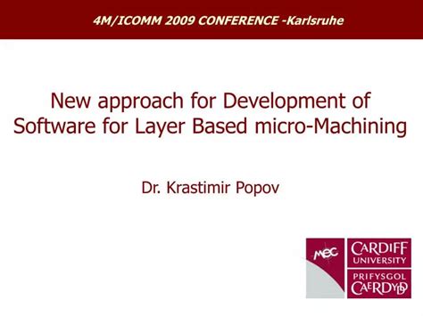 Ppt New Approach For Development Of Software For Layer Based Micro