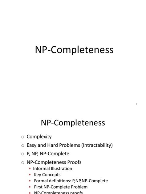 Np Completeness Pdf Time Complexity Computational Complexity Theory