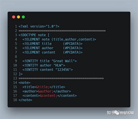 Dtd 实体 Xxe 浅析 知乎
