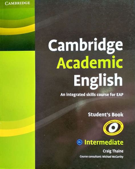 Cambridge Academic English B1 Intermediate Students Book An