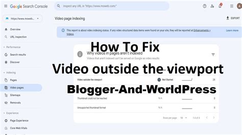 How To Fix Video Outside The Viewport Blogger And Worldpress Youtube