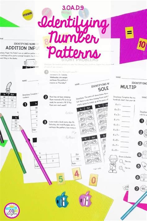 recognizing number patterns