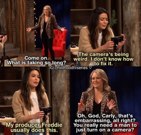 𝑵𝒊𝒌𝒌𝒊 🌓 On Instagram Aww Carly Cant Turn On A Camera Without Freddie 😍😅🥺 Mirandacosgrove