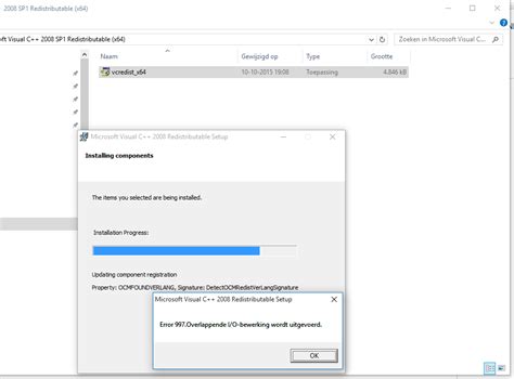Error 997 Overlapped I O Operation Is In Progress During Install C