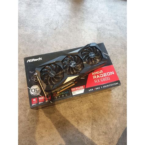 Jual Asrock Challenger Pro Rx 6800 Oc 16gb Ddr6 256bit Radeon Vga Rx6800 Shopee Indonesia