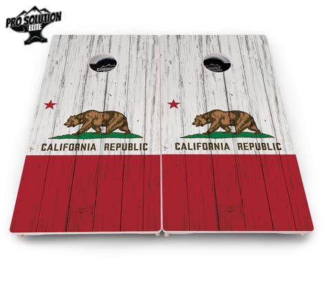 Pro Solution Elite California Flag Design Tournament Cornhole