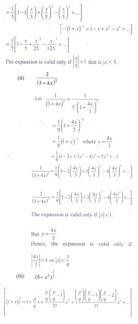 Exercise Infinite Sequences And Series Problem Questions With Answer Solution Mathematics