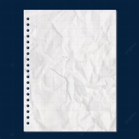 구겨진 백서 바인더 백지 바인더 구겨진 종이 Png 일러스트 및 Psd 이미지 무료 다운로드 Pngtree