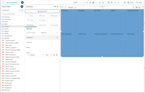 Altair Panopticon Web Authoring Help Associating Columns To The Variables