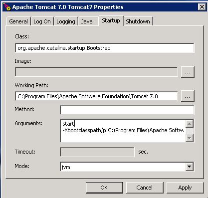 Java How To Add Jvm Arguments To Tomcat Stack Overflow