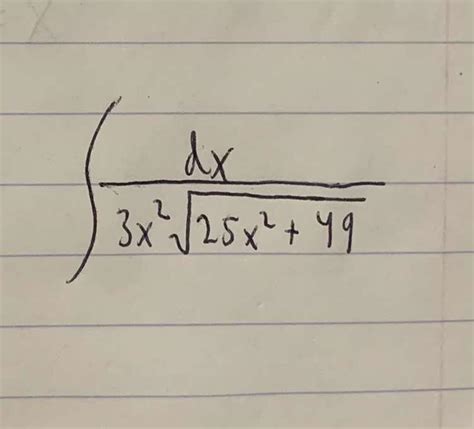 Solved Use Integration Tables To Find Indefinite Integral Of