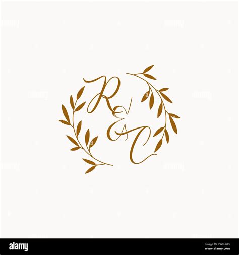Rc Initials Logo Stock Vector Images Alamy