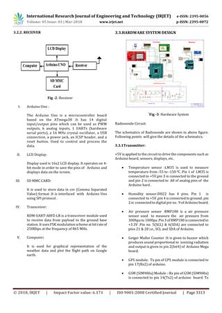 IRJET Radiosonde Payload For Weather Balloons PDF
