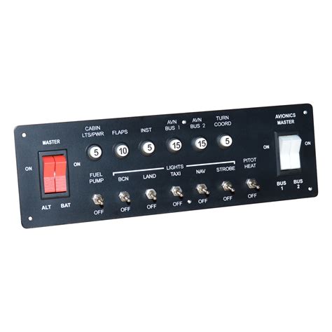 Switch Panel Cessna C172 With Starter Switch Simmax It