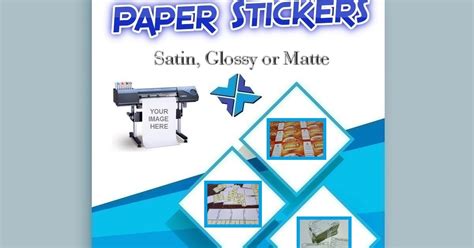 Custom Paper Sticker Labels Satin Glossy Or Matte Printixels™ Philippines