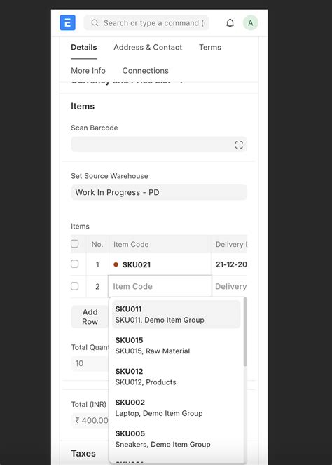 unable to select item from listbox in ios erpnext frappe forum