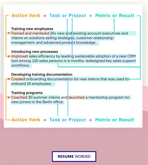 What An Executive Needs To Include In Their Resume S Work Experience