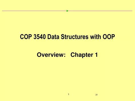 Ppt Cop 3540 Data Structures With Oop Powerpoint Presentation Free