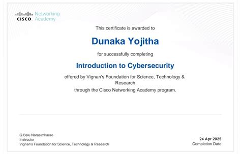 Excited To Share That I Have Successfully Completed The Introduction