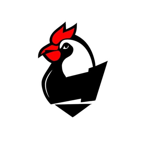 Simple Clean Minimal Bold Harolds Chicken Shack Logo Vector