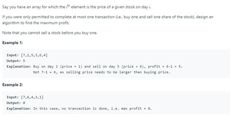 leetcode q121 — best time to buy and sell stock [easy] by haroon