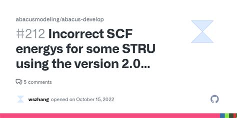 Incorrect Scf Energys For Some Stru Using The Version 2 0 Tzdp Orbitals · Issue 212