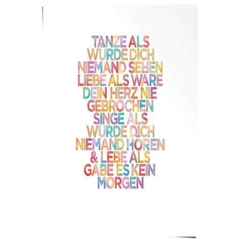 Poster Tanze 915x61 Reindersshop