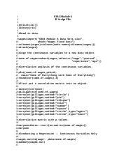 Understanding R Script In Module Course Hero