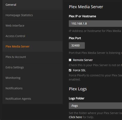 Support Linuxserver Io Tautulli Docker Containers Unraid