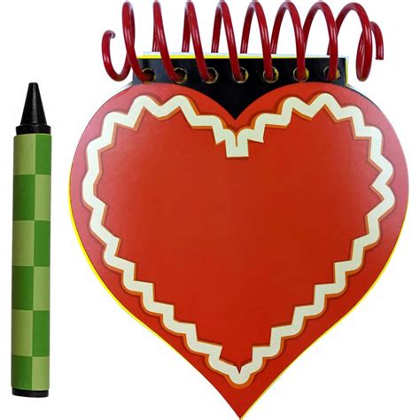 Handcrafted Handy Dandy Inspired LOVE Notebook Heart Shape