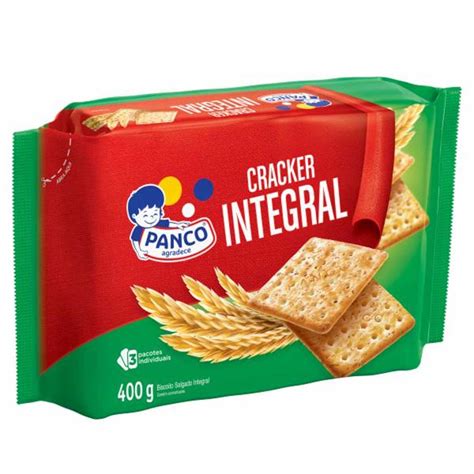 Biscoito Salgado Cream Cracker 400g Panco Doce Malu