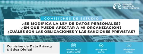 Comisión De Data Privacy And Ética Digital 1111 Asociación Argentina