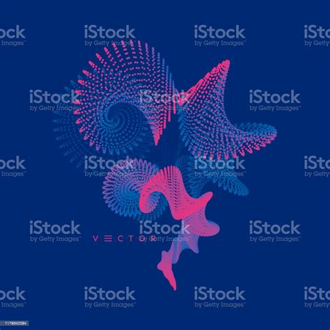 동적 파티클이 있는 추상 그리드 디자인입니다 3d 벡터 그림입니다 3차원 형태에 대한 스톡 벡터 아트 및 기타 이미지 3차원 형태 과학 기상 이변 Istock