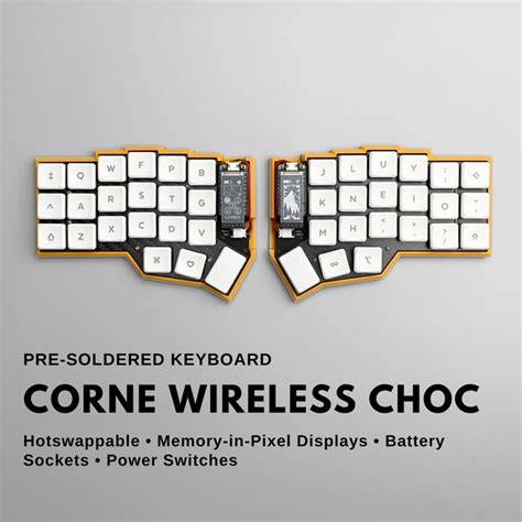 Pre Soldered Full Set Wireless Corne Keyboard Corne Hotswappable Ultralight 42 36 Keys