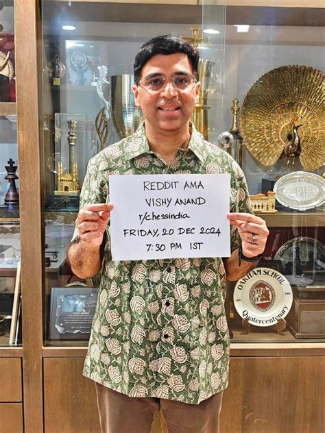 Vishy Anand Does A Qanda In A Reddit Ask Me Anything Chessbase India