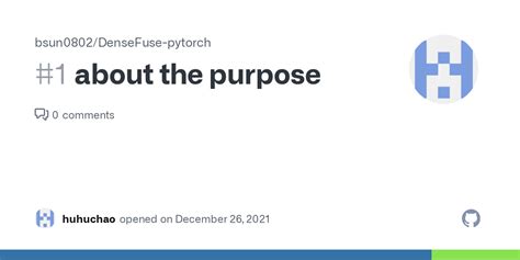 About The Purpose Issue Bsun DenseFuse Pytorch GitHub