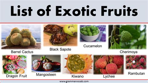 Exotic Berries List At Genevieve Tarrant Blog