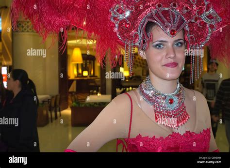 Las Vegas Show Girl Banque De Photographies Et Dimages à Haute
