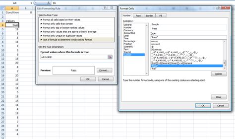 Formatting Excel Integer To Boolean Condition Stack Overflow