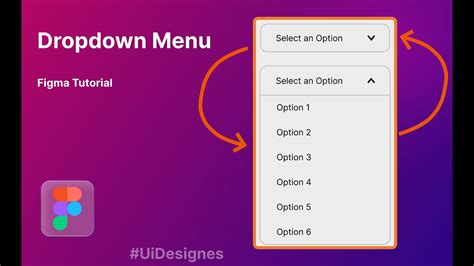 How To Create Interactive Dropdown In Figma Figma Tutorial Youtube