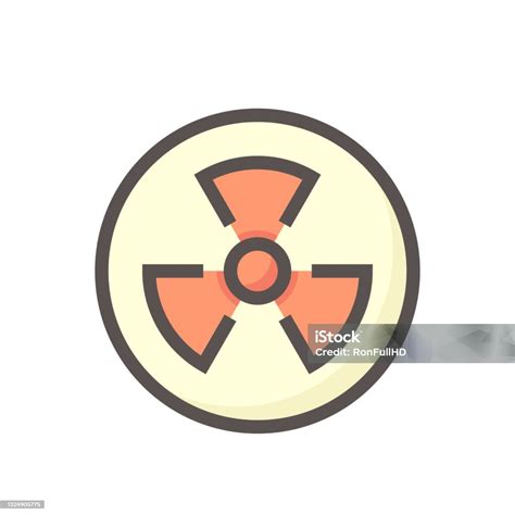 아이콘 기호 또는 기호의 방사선 또는 방사성 벡터 설계를 이온화합니다 48x48 픽셀 완벽하고 편집 가능한 스트로크 원자에 대한 스톡 벡터 아트 및 기타 이미지 Istock