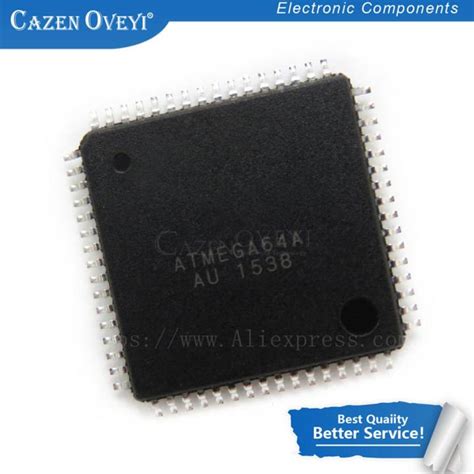 1pcs lot atmega64a au atmega64a atmega64aau atmega64 tqfp 64 in stock