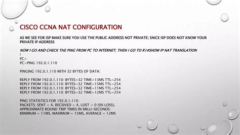 Cisco Ccna Nat Configuration Pptx