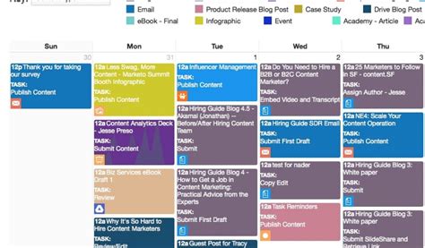 Best Content Marketing Calendar Template The Complete Guide To Choosing A Content Calendar