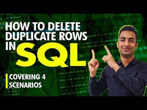 How To Identify And Delete Duplicate Records In SQL Easy Explanation